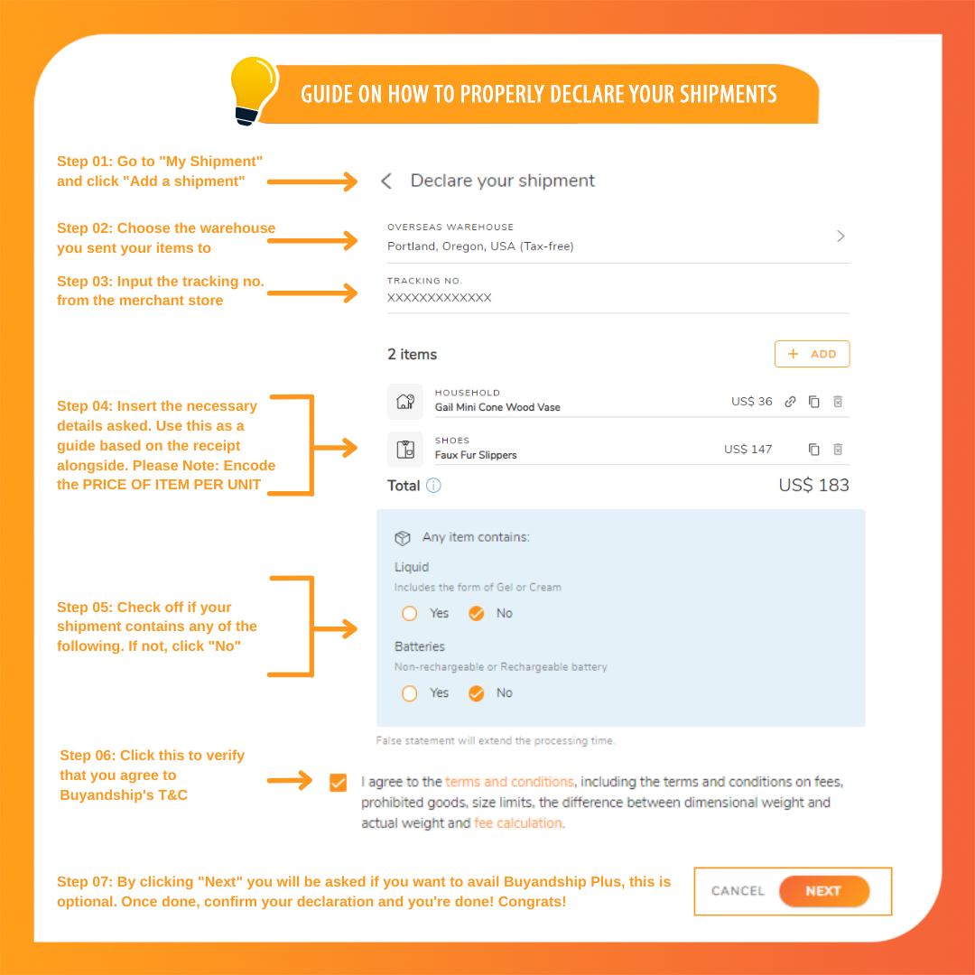 How to Declare Your Shipments in Buyandship’s Dashboard: A Step-by-Step ...