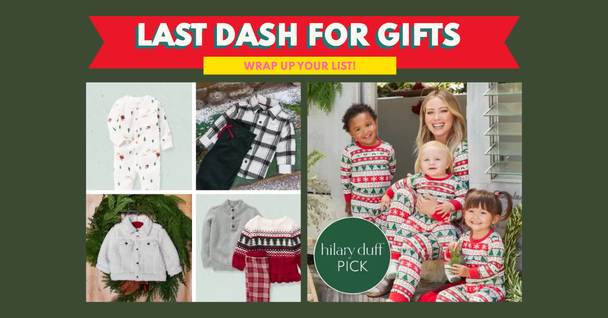 Last Dash For Baby Gifts: Hillary Duff Shares Her Carter’s Holiday ...