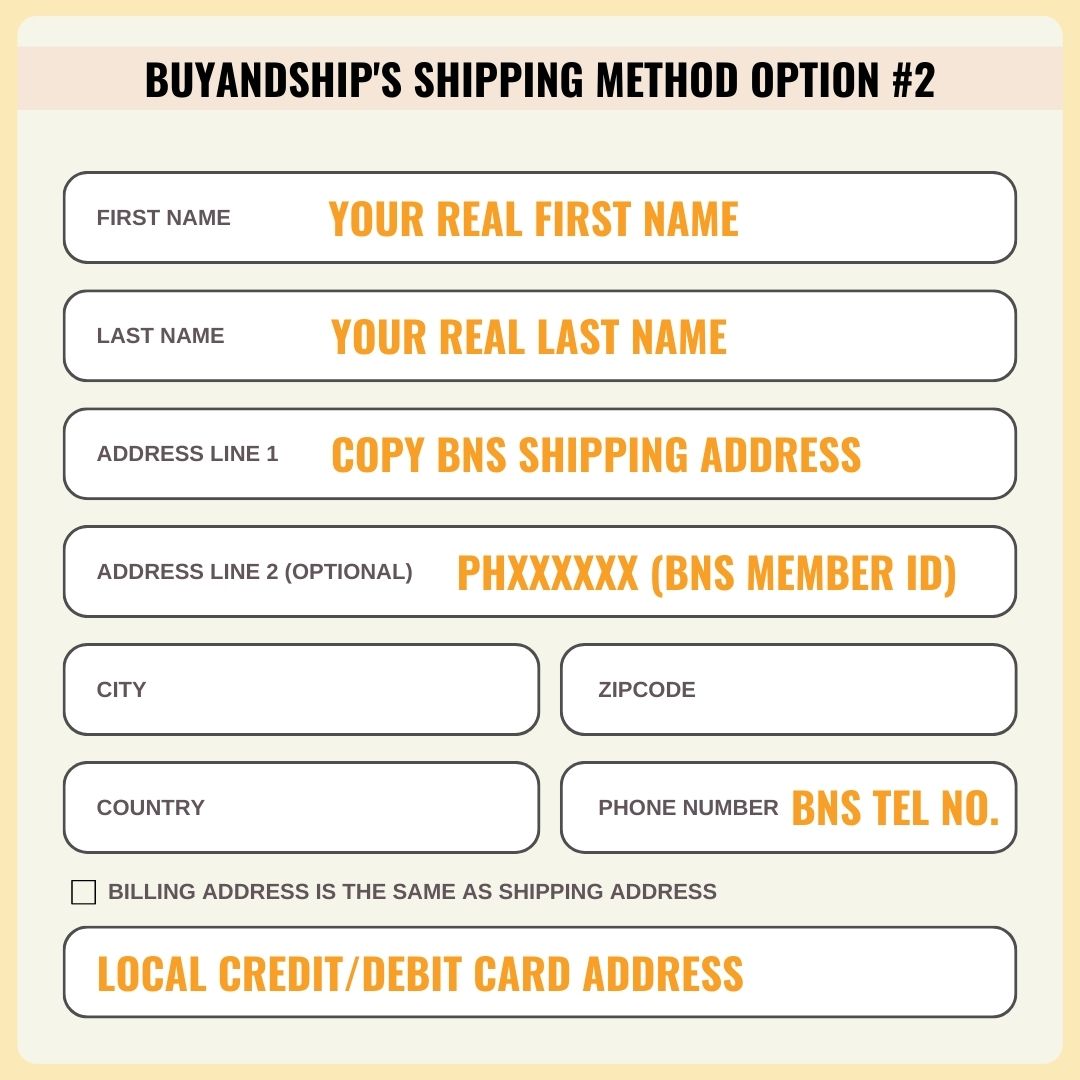 How to Fill in Your Shipping Address & Payment Method to Purchase ...