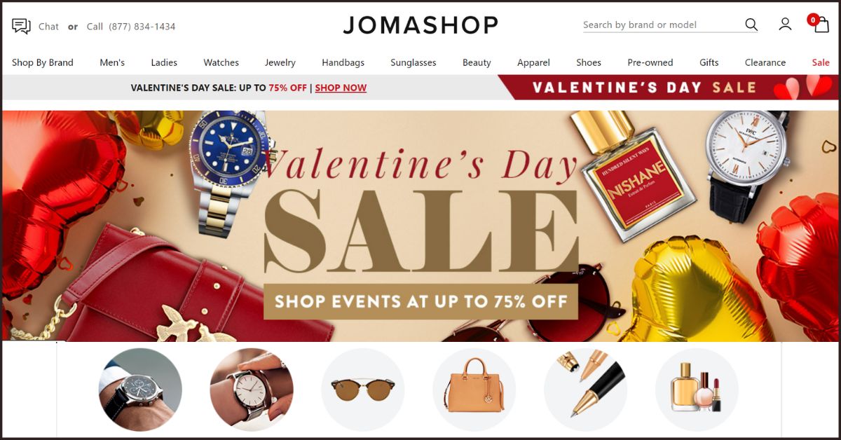 Shop Gucci, Burberry, Hermès, Tissot Watch, and More at Jomashop’s Valentine’s Day Sale ...