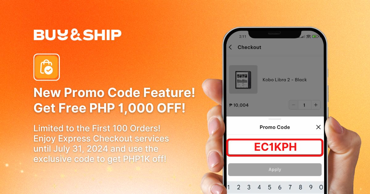 Promo Code Feature is Here! Shop with Express Checkout to Get PHP 1,000 ...